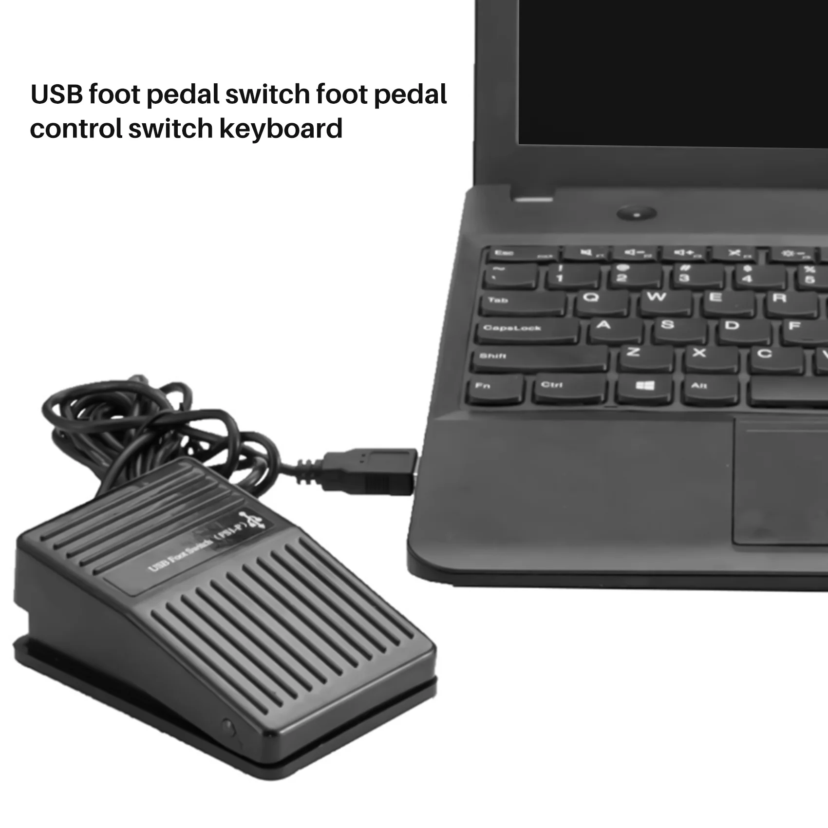 USB-Foot-Pedal-Switch-Control-Keyboard-Action-for-PC-Computer-Games-New ...