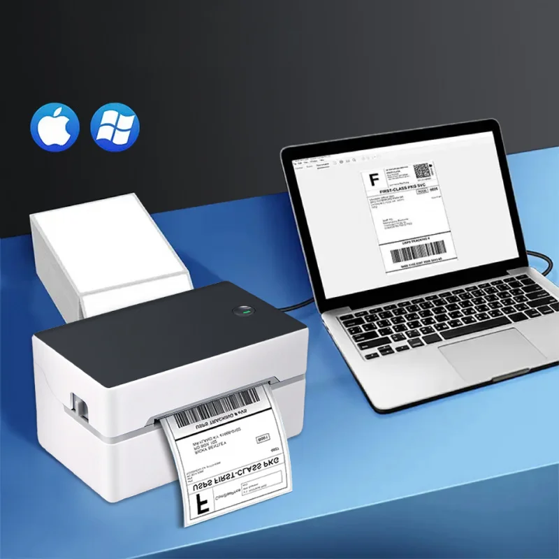 High-Speed-3inch-Shipping-Label-Thermal-Mini-Printer-Desktop-USB-BT ...