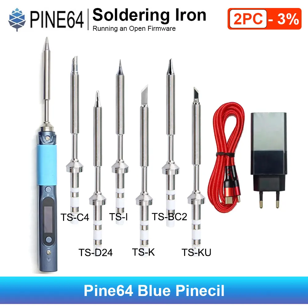 Pine64 BB2 Pinecil V1 Soldering Iron TS B2 Portable TYPE C Jack For ...