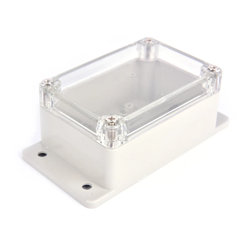 1pcs Plastic Waterproof Clear Cover Electronic Project Box Enclosure ...