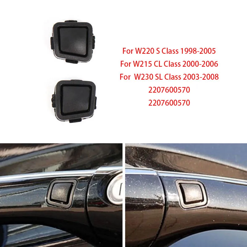 For Mercedes W220 W230 W215 w164 Keyless Entry Door Handle Button Cover ...