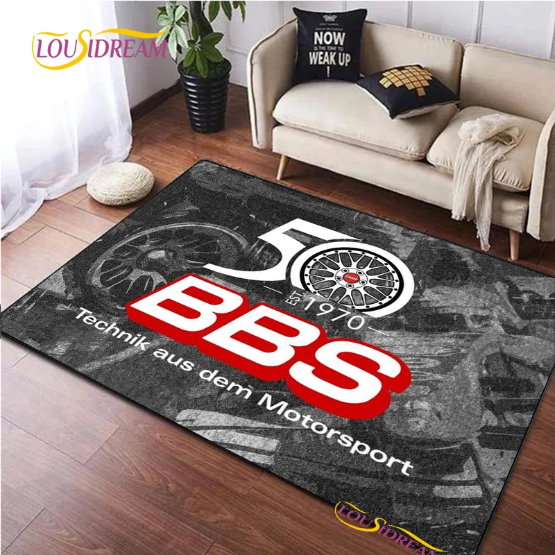 BBS racer 3D printed carpet children play carpet living room bedroom ...