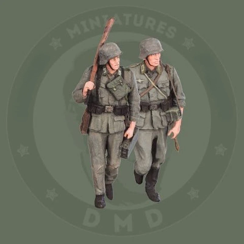 1/35 Scale Resin Figure Assembly Model Kit World War Ii German Soldiers ...