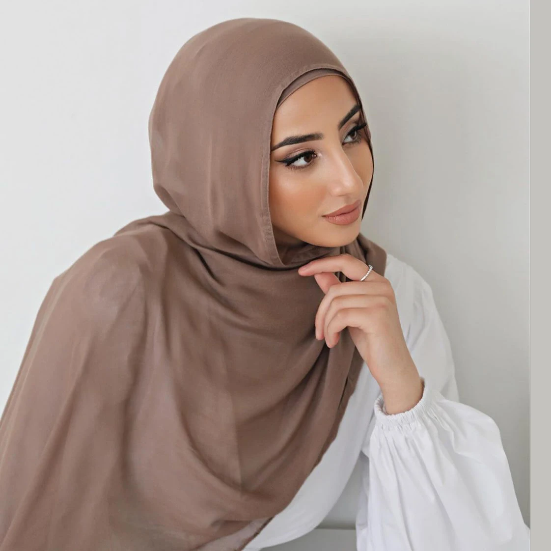 Muslim-Modal-Hijab-Rayon-Cotton-Shawls-For-Women-Plain-Scarf-Big-Size ...