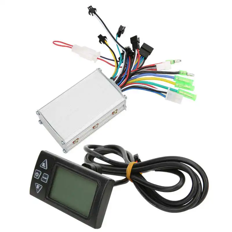 36V/48V 350W Electric Bike Brushless Controller Rainproof LCD Display ...
