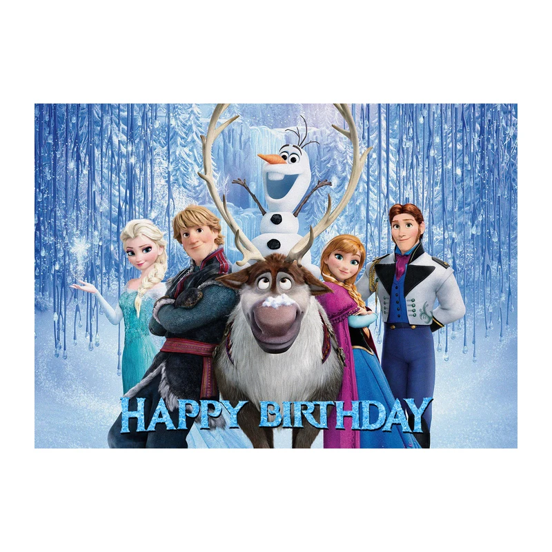 Happy Birthday Frozen Card