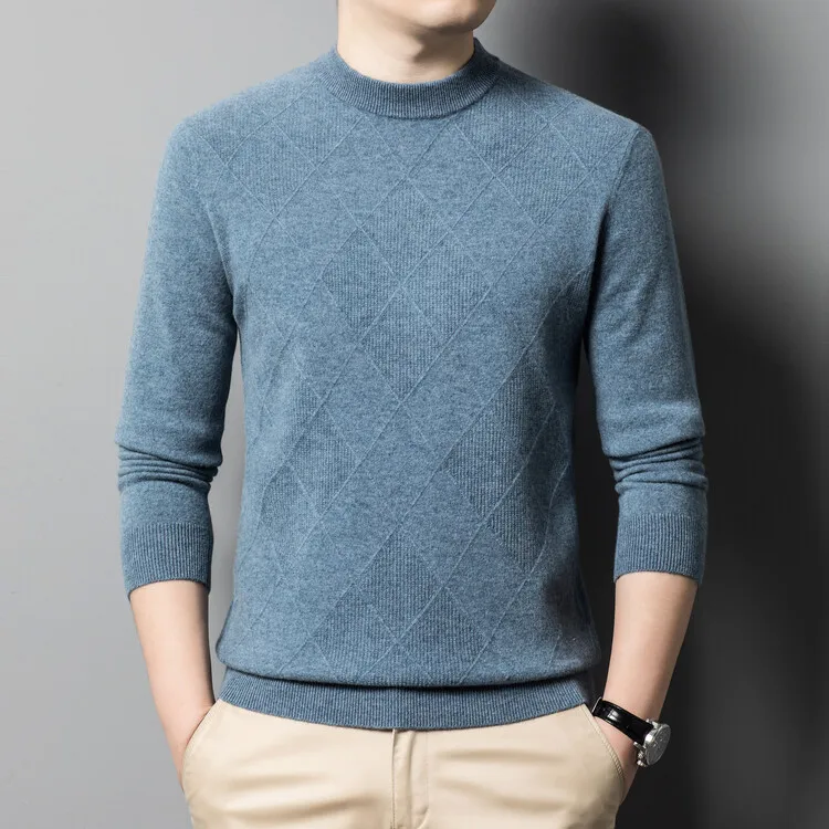 100-Wool-Men-Sweater-Autumn-Winter-Long-Sleeve-Jumper-Man-Pure-Wool ...