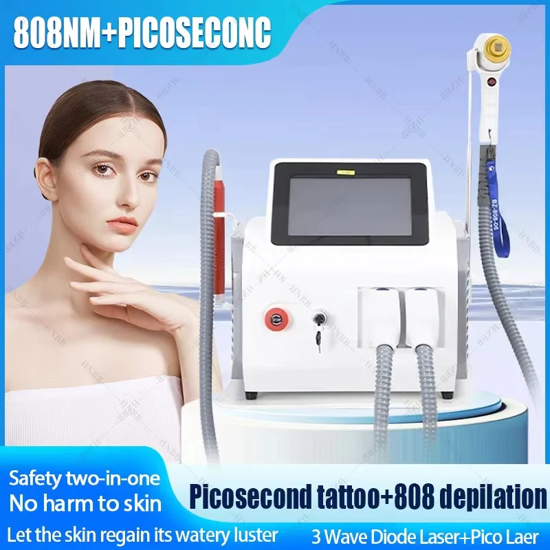 2023 New Picosecond Laser Tattoo Removal 808NM Diode Laser Three ...
