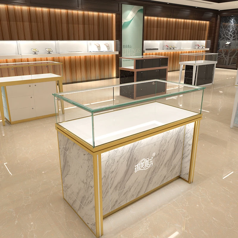 1New-imitation-marble-glass-jade-display-cabinet-shopping-mall-jewelry ...
