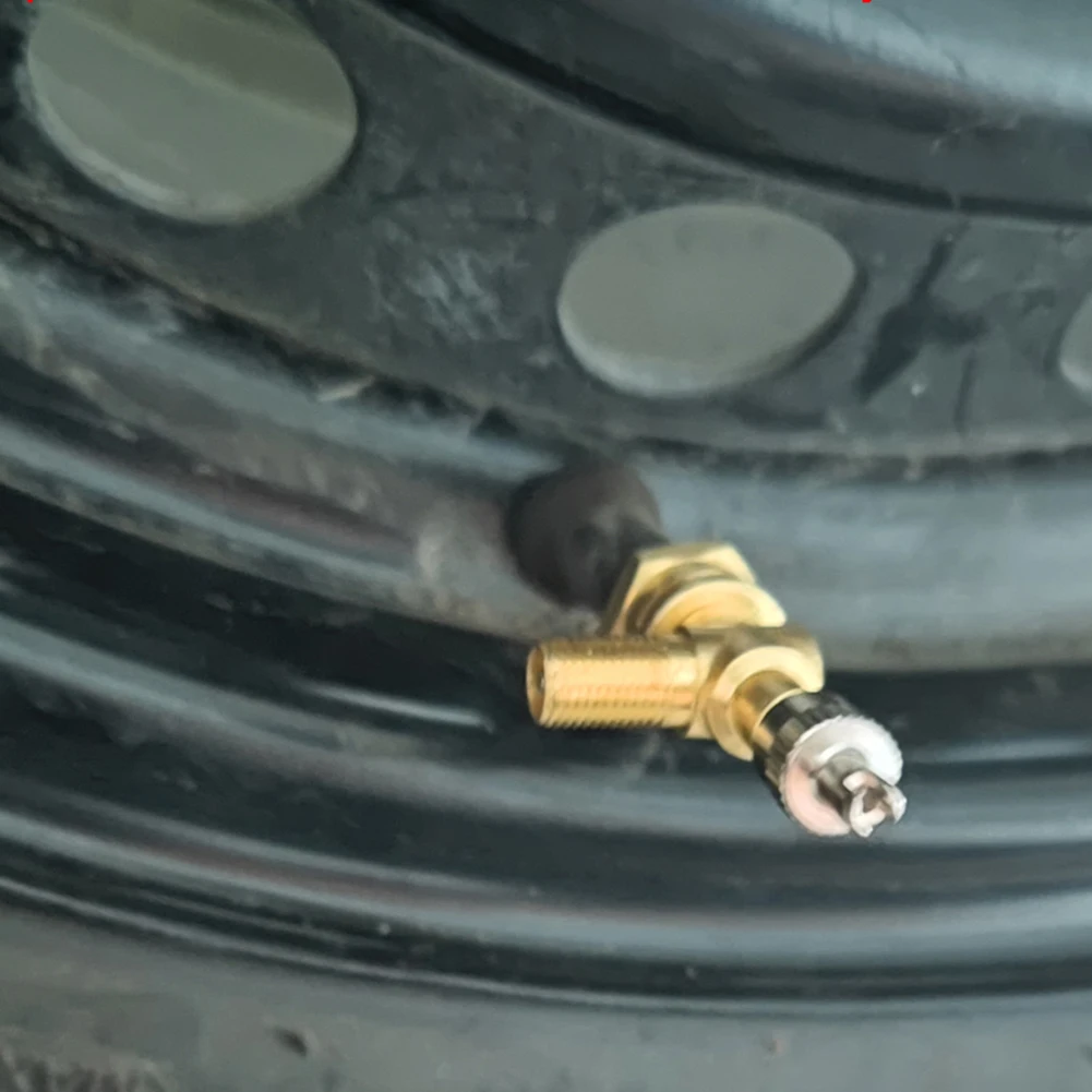 TPMS Valve Tee Adapter Debugging Car Tire Accessories Tyre Bleed Valves ...