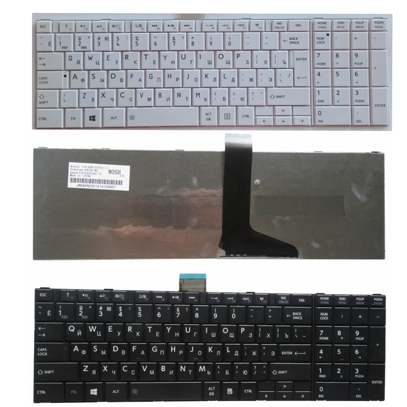 Russian Laptop Keyboard for toshiba C850 C855D C850D C855 C870 C870D ...