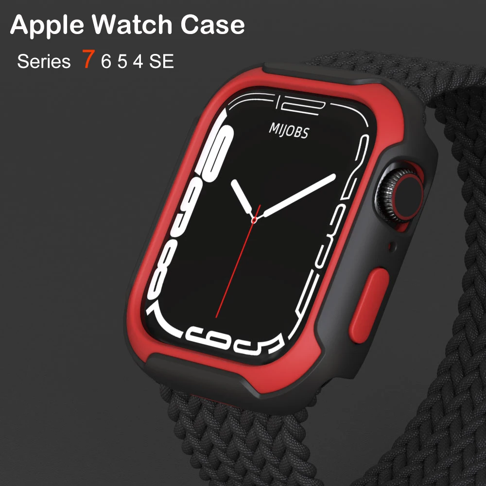 Apple Watch 시리즈 4 5 6 SE 7 용 케이스, Apple Watch 45mm 41mm 44mm 40mm IWatch 액세서리| | - AliExpress