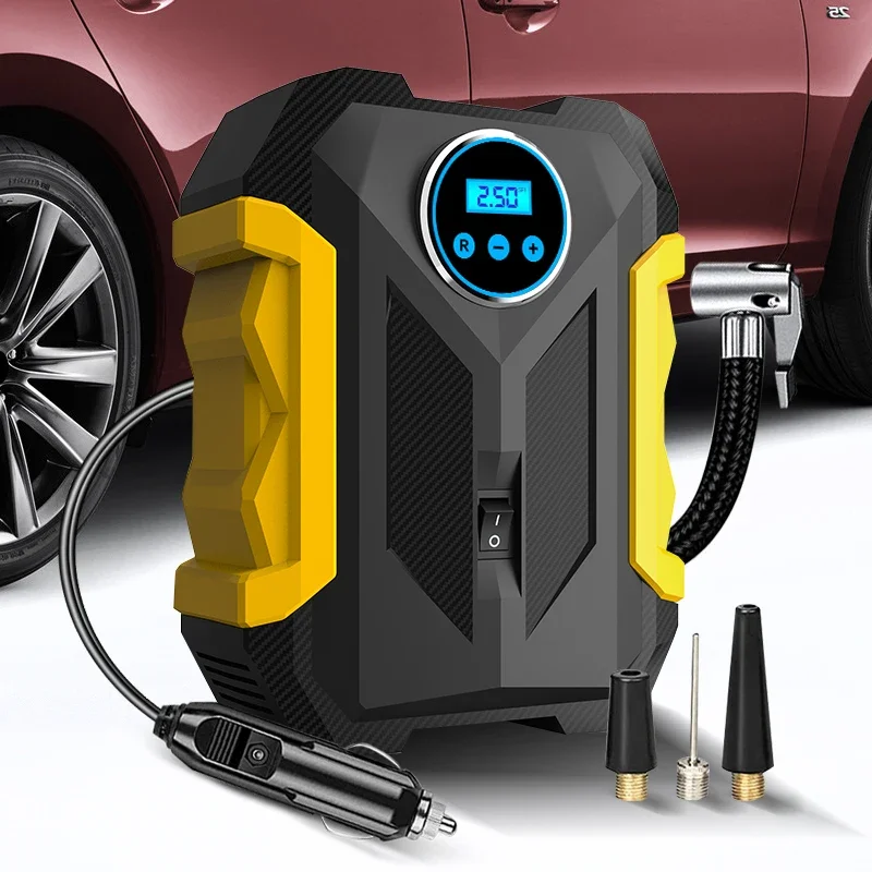 Mini Portable Car Smart Digital Display and Pointer Charging Pump Car ...