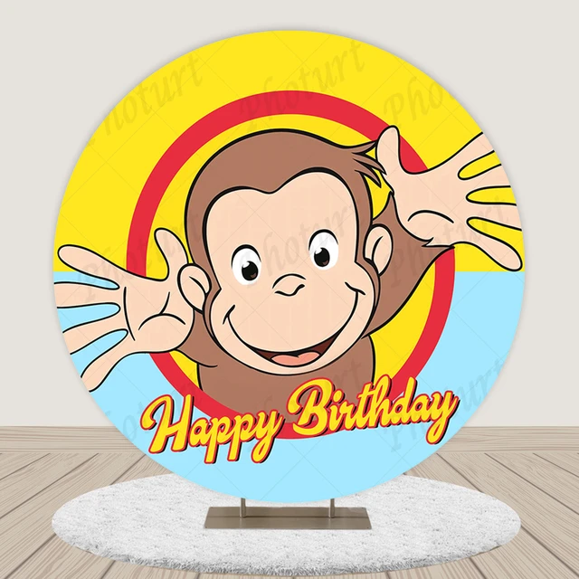 Curious George Happy Birthday Banner