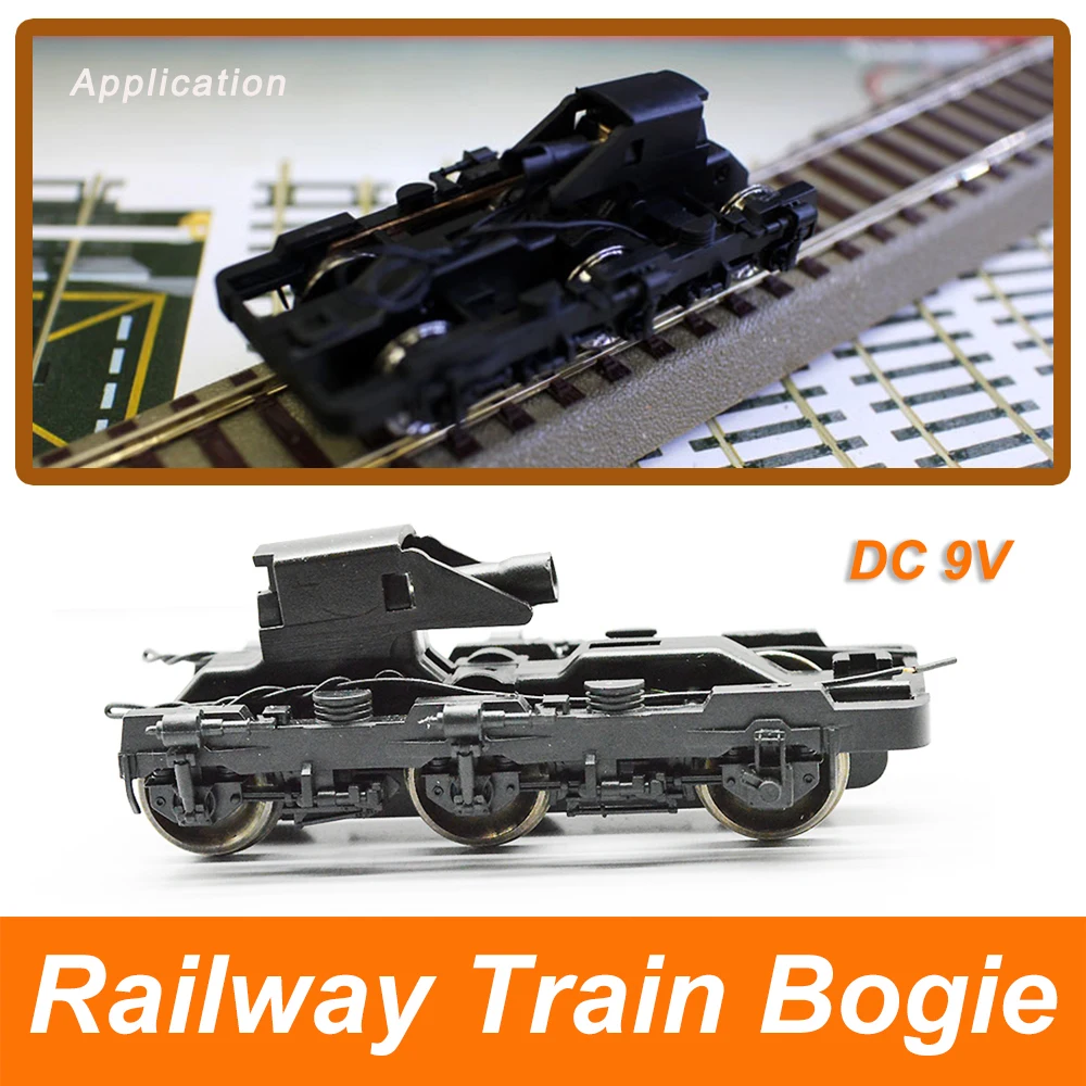 HO Scale 1:87 Undercarriage Bogie Model Railway Layout Accessories Electric Train Parts Chassis ...