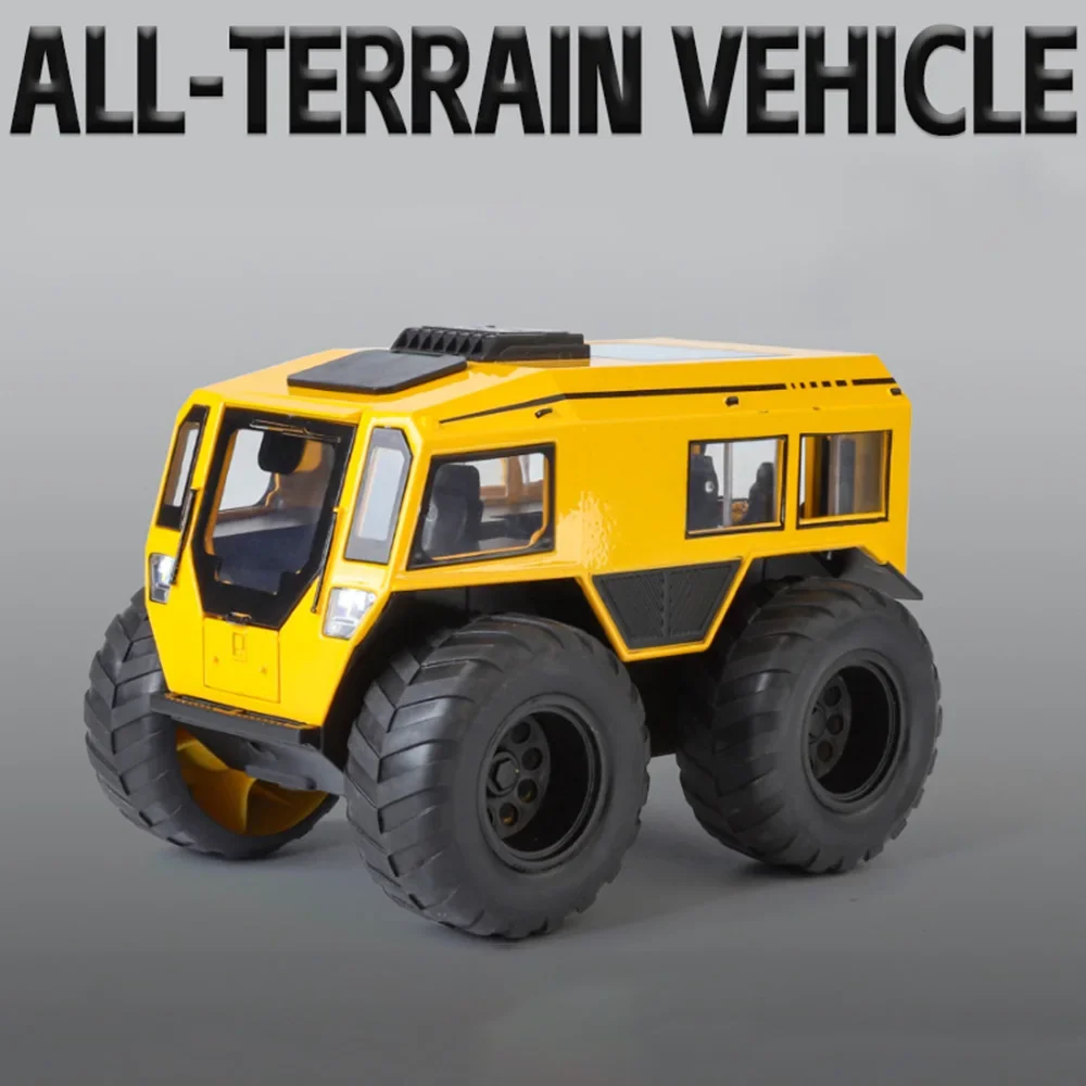 1/24 Russian Sherp All-terrain Car Model Toy Alloy Body Sound Light ...