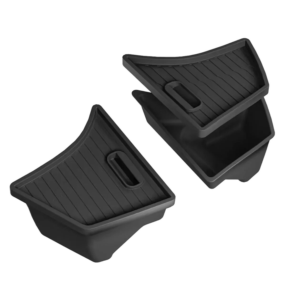 For-Tesla-Model-3-New-Model3-Trunk-Side-Storage-Bins-TPE-Rear-Cargo ...