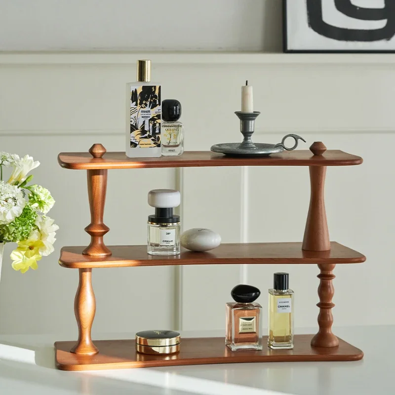 Cherry-Wood-Shelf-Household-Table-Platform-Multi-functional-Storage ...