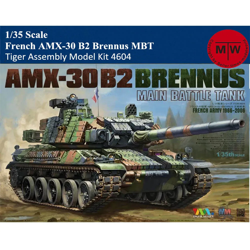 Kaplan-modeli-4604-1-35-l-ekli-frans-z-AMX-30-B2-Brennus-MBT-askeri ...