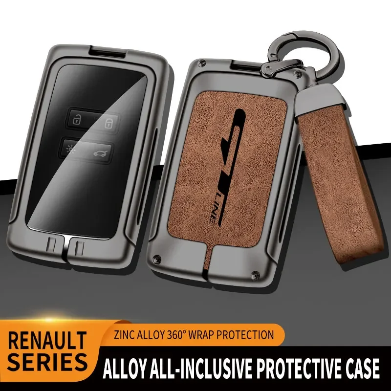 Zinc Alloy Car Key Case Cover Shell Fob For Renault GT line Koleos ...
