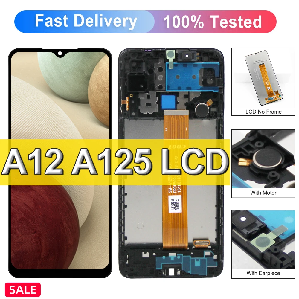Samsung A12 Display Original | Screen Samsung A12 Galaxy | Replacement ...