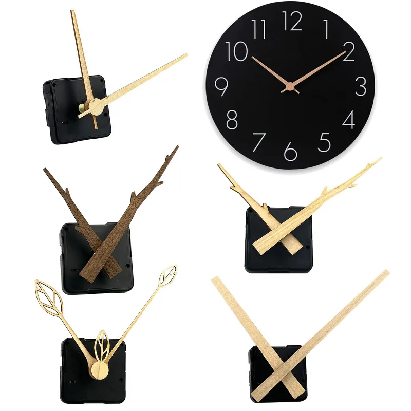 Sweep Type Silent Wall Clock Movement Hour Minute Second Needle ...