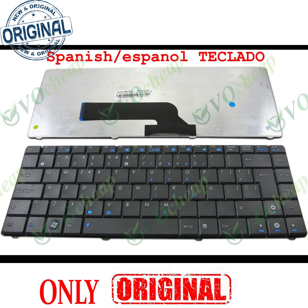 Teclado de ordenador portátil para Asus K40, K40AB, K40AF, K40C, K40ID ...