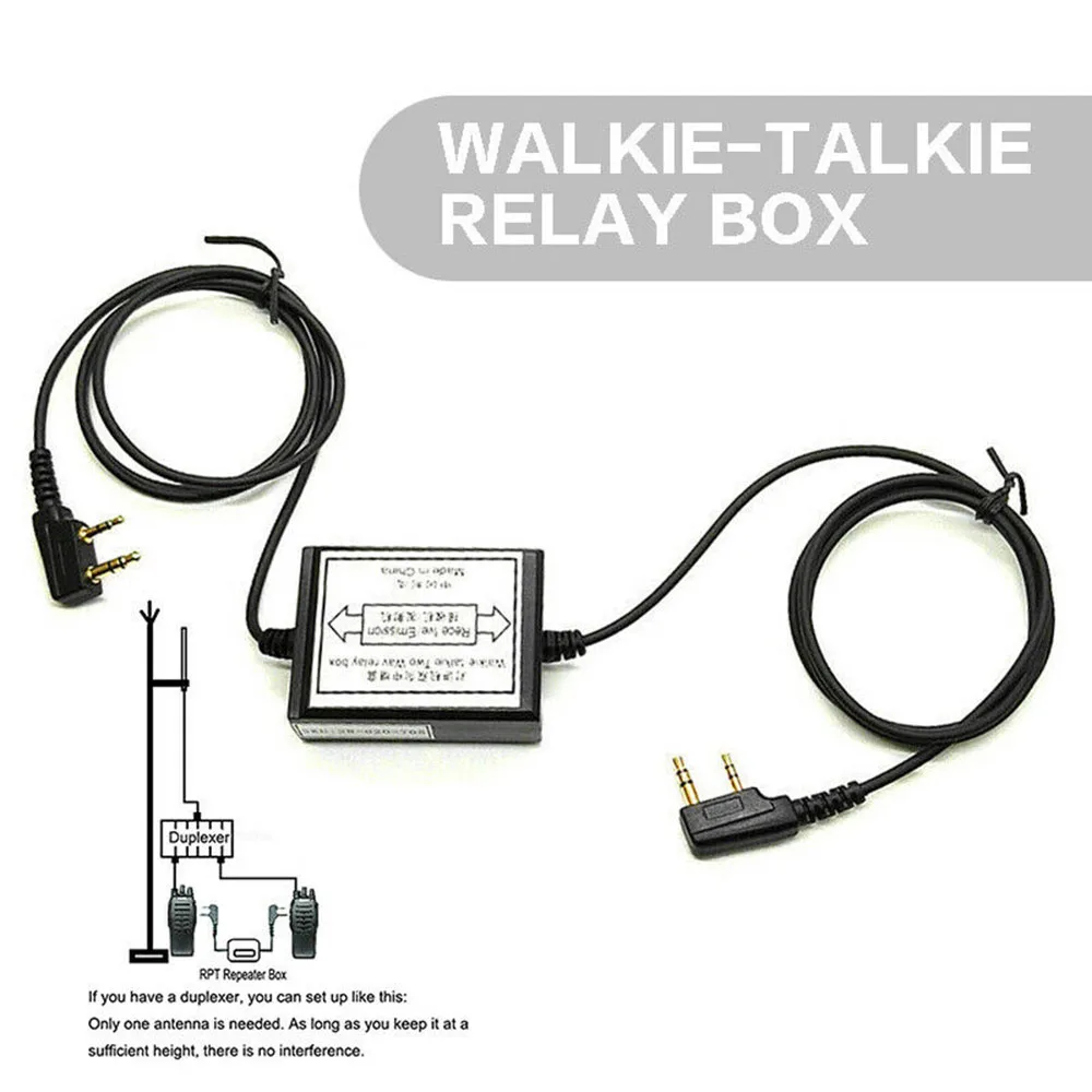 Relay-Walkie-Talkie-Repeater-Two-Way-1-190cm-1pc-1pcs-1x-Black-Box-For ...