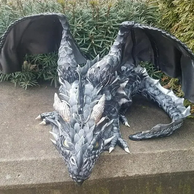 Exquisite-Handmade-Resin-Dragon-Sculpture-Lifelike-Realistic-Big ...