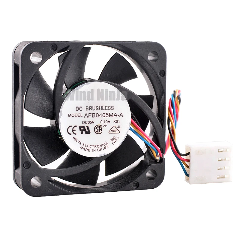 AFB0405MA-A-4cm-40mm-fan-40x40x10mm-DC5V-0-10A-4pin-Quiet-cooling-fan ...