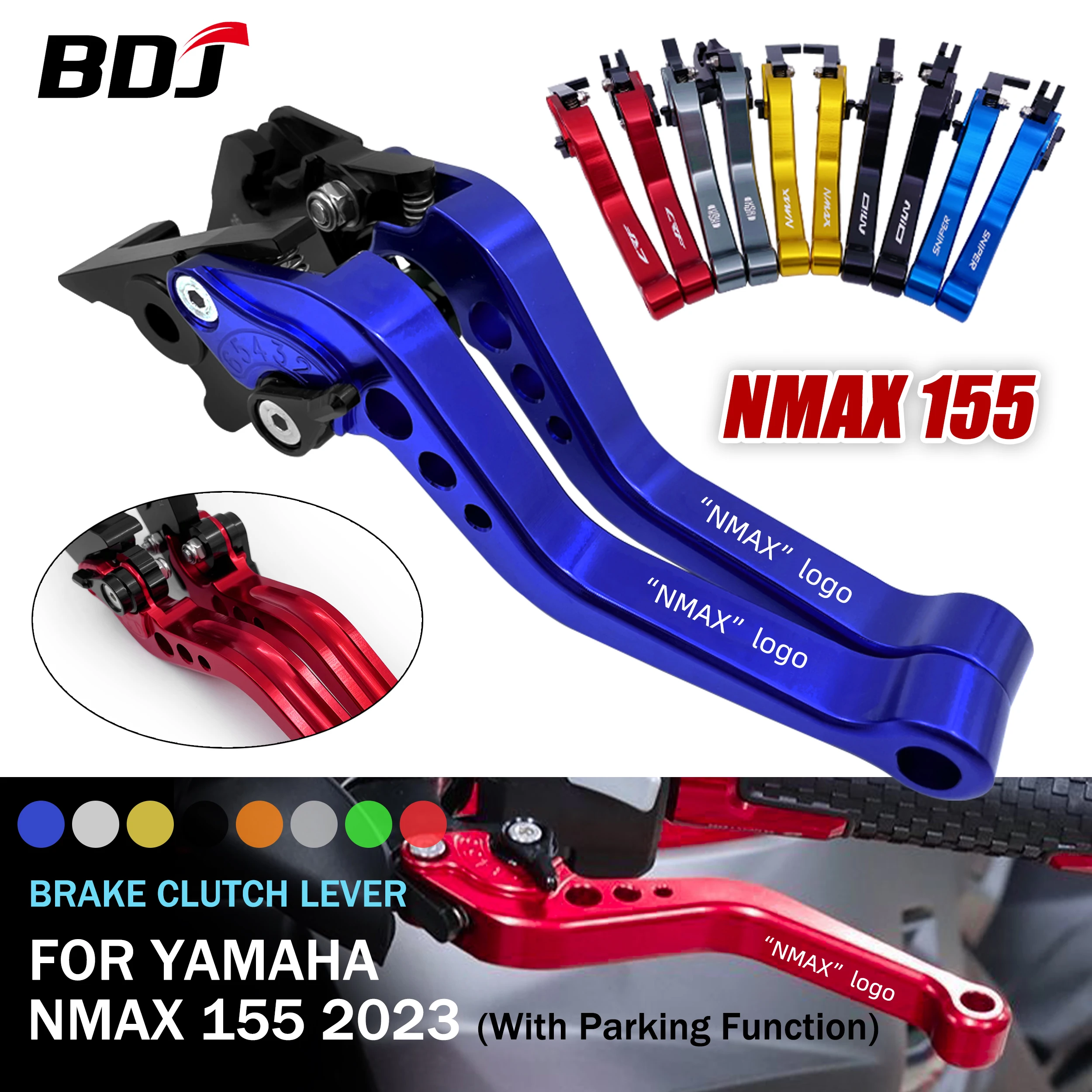 BDJ NMAX 155 2023 With Parking Function Brake Clutch Lever Motorcycle ...