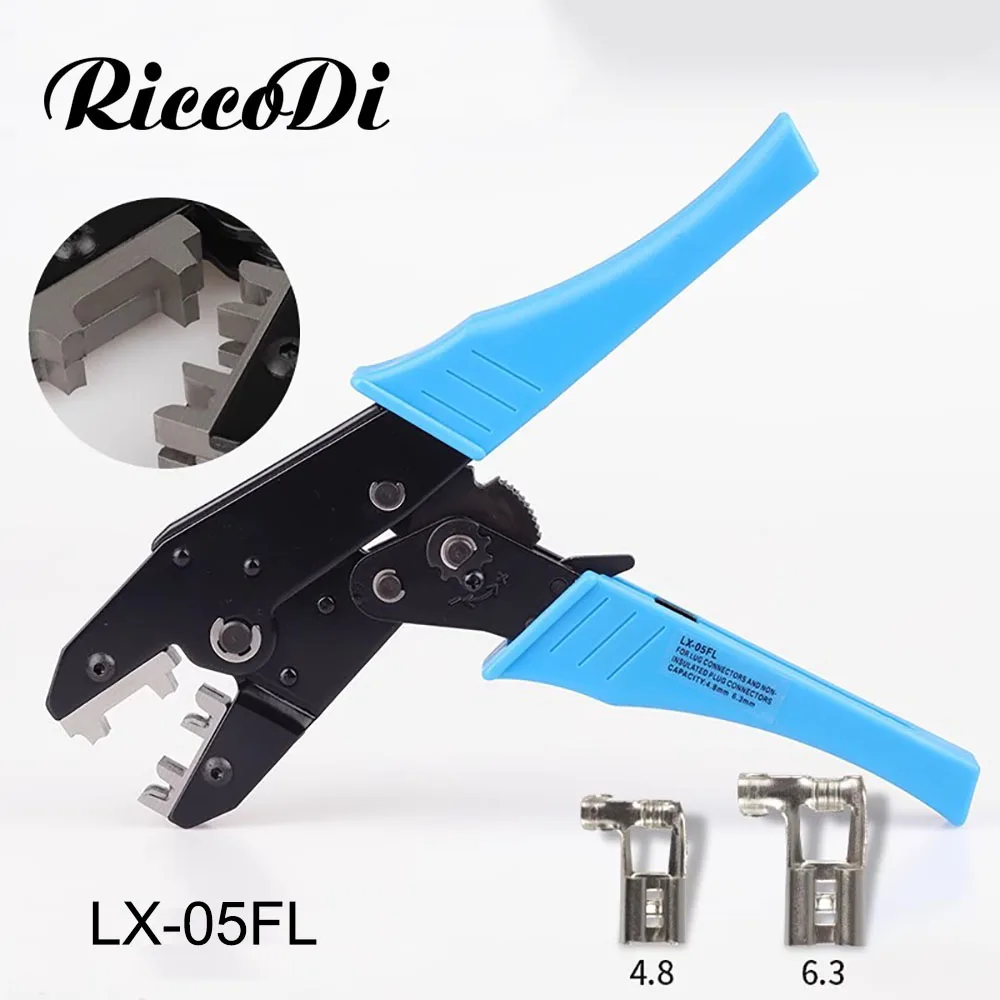 LX-05FL-Professional-Terminals-Crimping-Plier-Flag-Multi-Tools-Hands ...