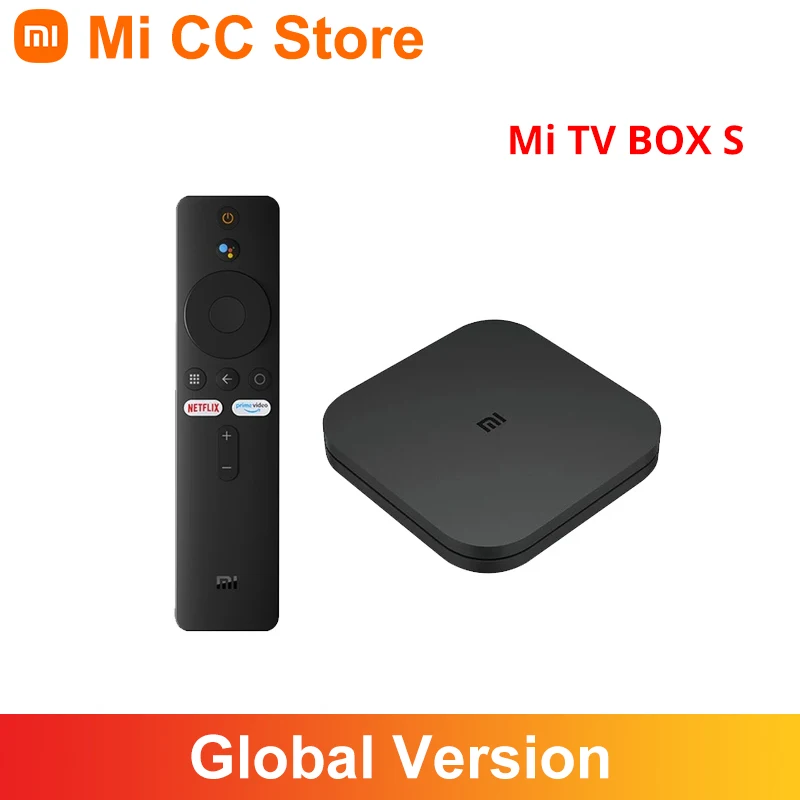 Global Version Xiaomi Mi TV Box S 4K Ultra HD Streaming Media Player ...
