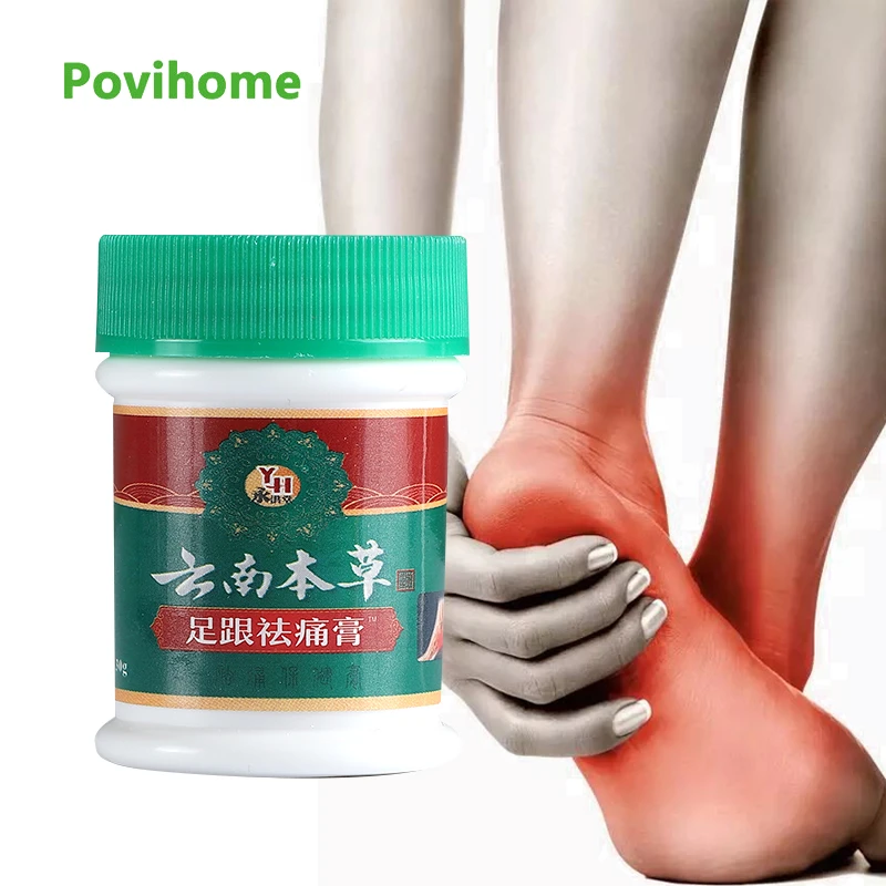 30g Heel Pain Ointment Rheumatoid Arthritis Herbal Cream Sprained Waist ...
