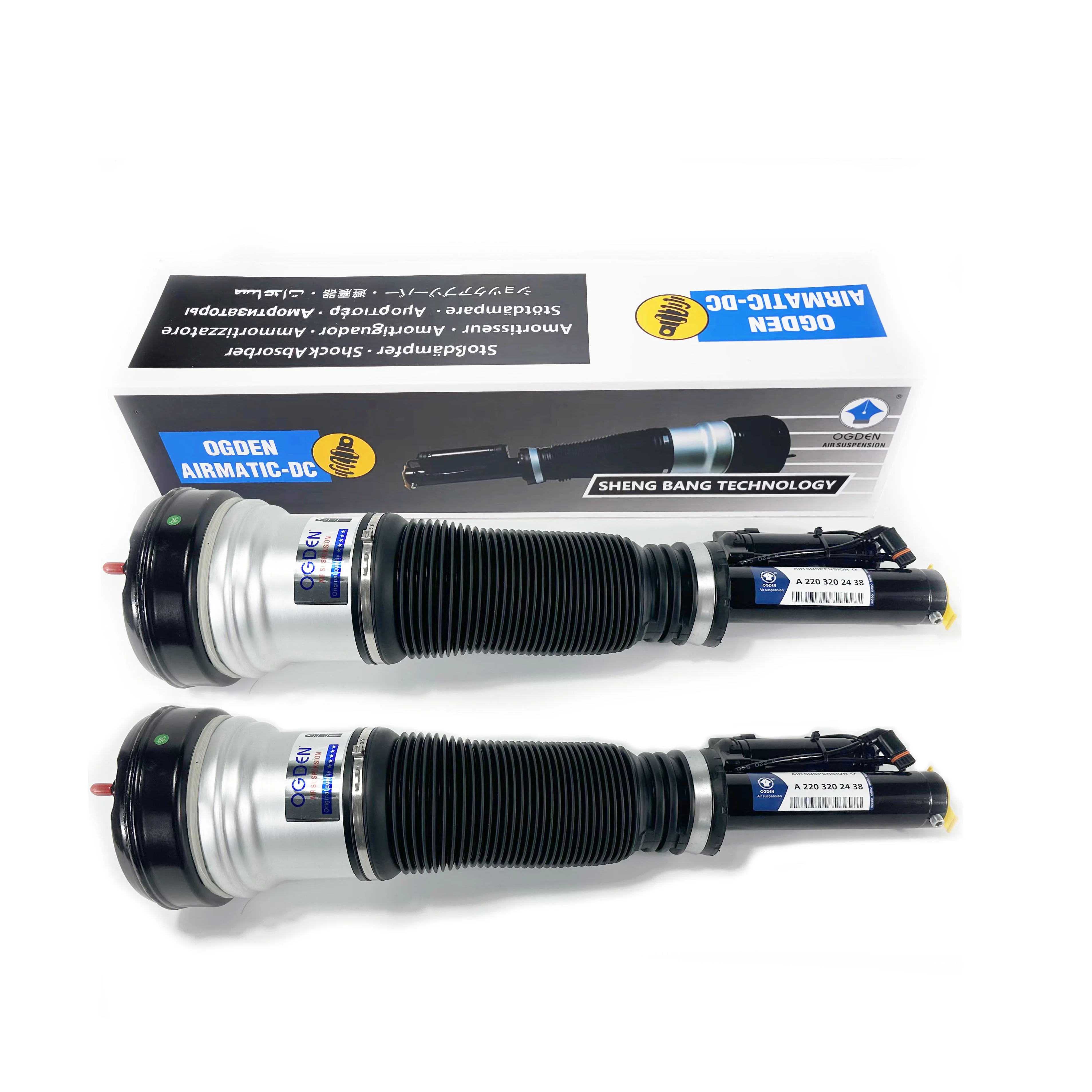 2Pcs-Front-Air-Suspension-Shock-Absorber-Strut-For-Mercedes-Benz-W220-S ...