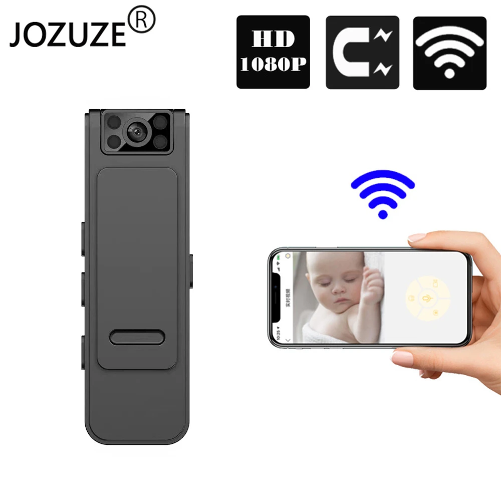 Jozuze Mini Wifi Camera Small Video Camcorder Portable Micro Camera ...