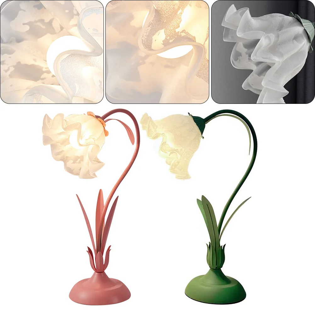 Retro-Atmosphere-Light-Cream-Style-Pastoral-Country-Flower-LED-Desk ...