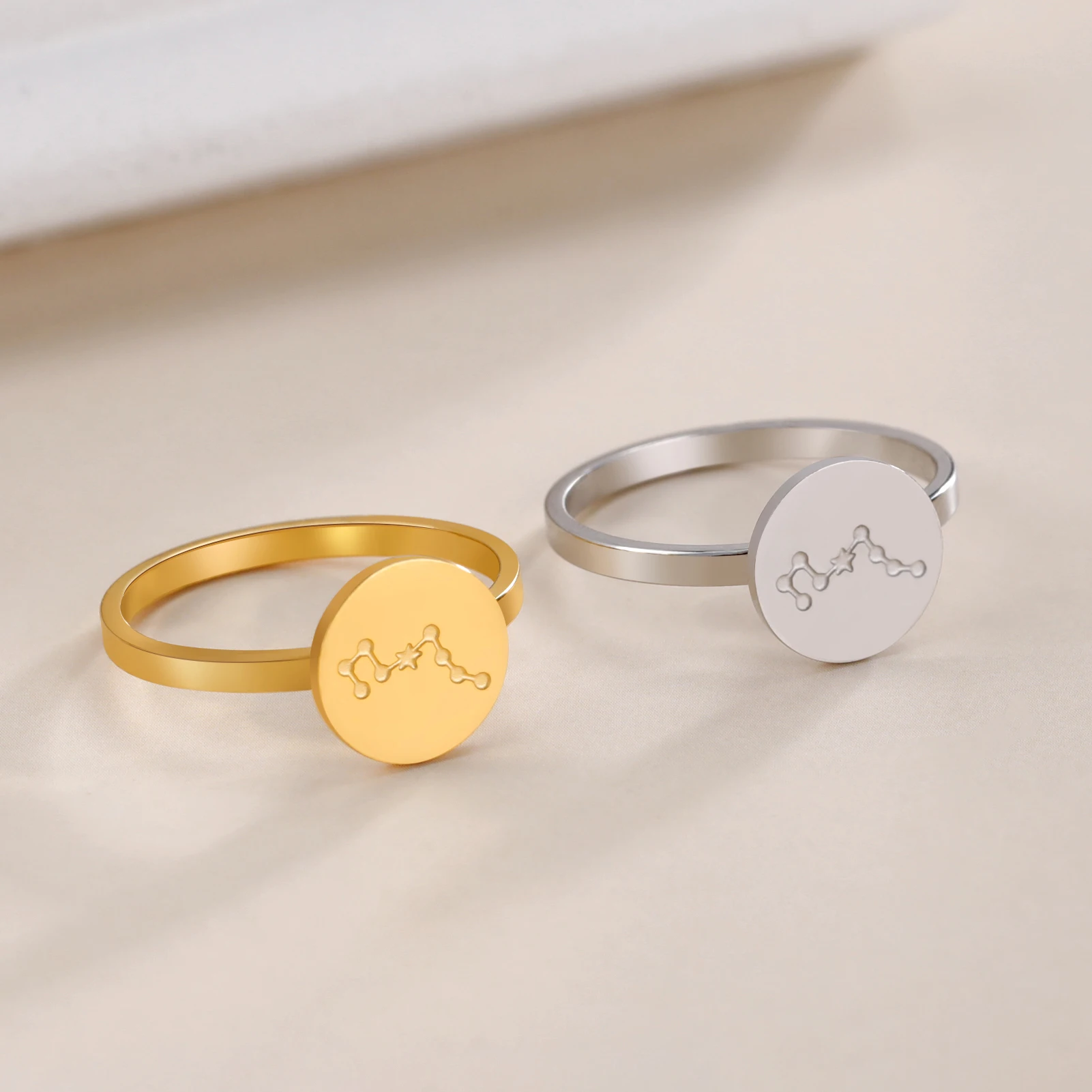 Skyrim-Stainless-Steel-Zodiac-Rings-Women-12-Constellation-Aries-Leo ...