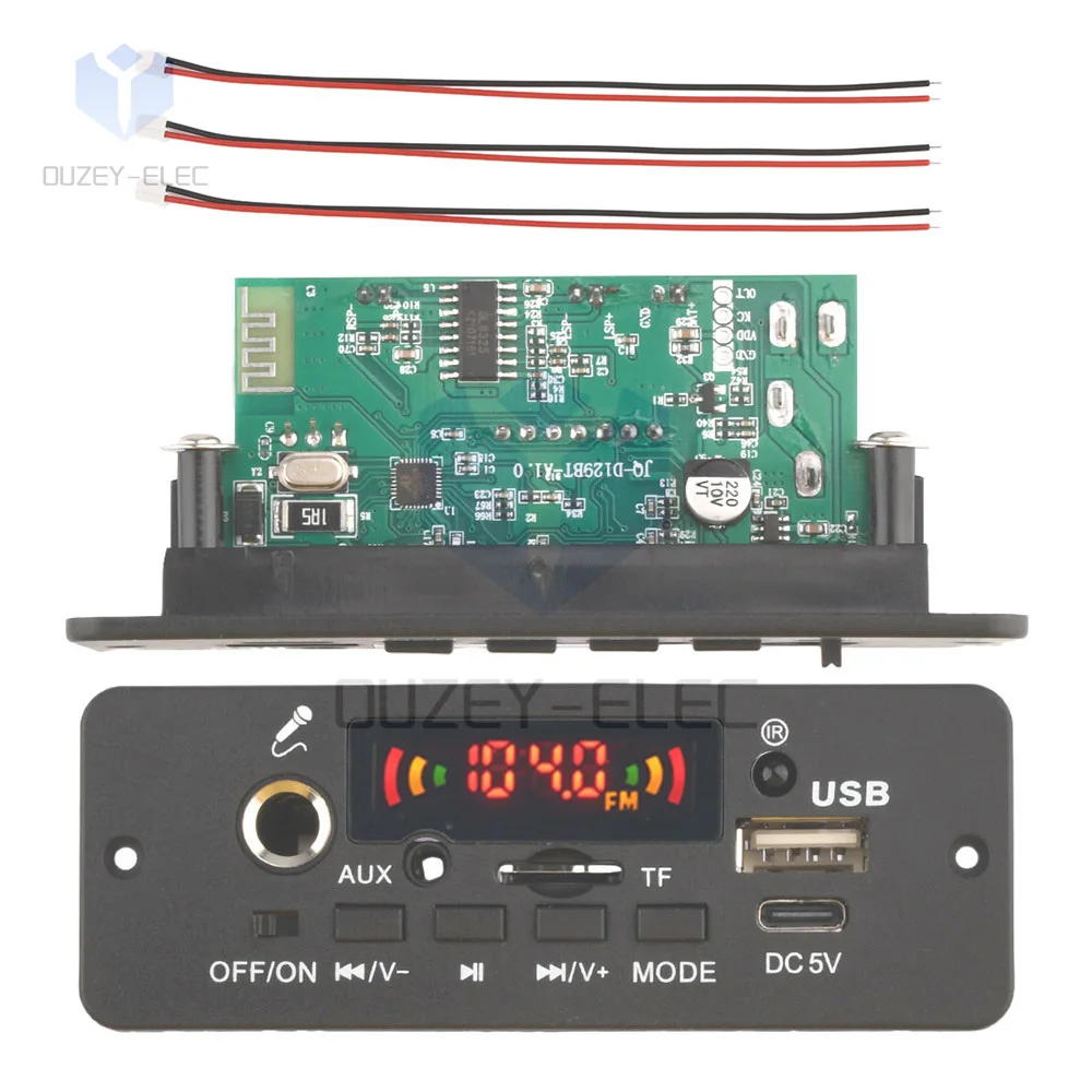 Bluetooth-MP3-Decoding-Board-Module-Universal-Bluetooth-5-0-Amplifier-Car-Music-Player-FM-Radio ...