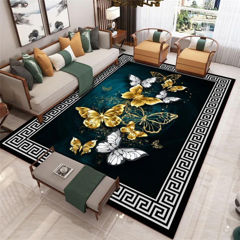 Chinese Style Living Room Carpet Coffee Table Floor Mat Chinese Style ...