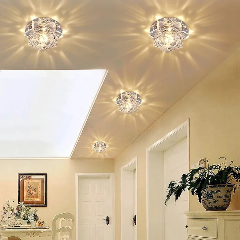 LED-crystal-ceiling-light-living-room-decoration-corridor-aisle-ceiling ...