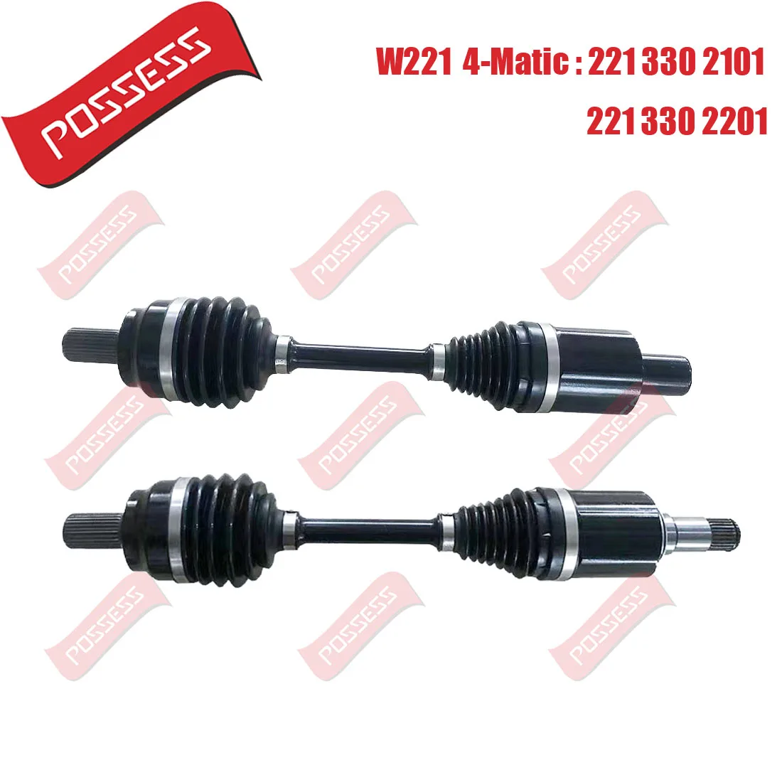 정속 범용 조인트 프론트 액슬 구동축 어셈블리, 메르세데스 벤츠 S 클래스 W221 C216 4Matic 2005 2013 ...