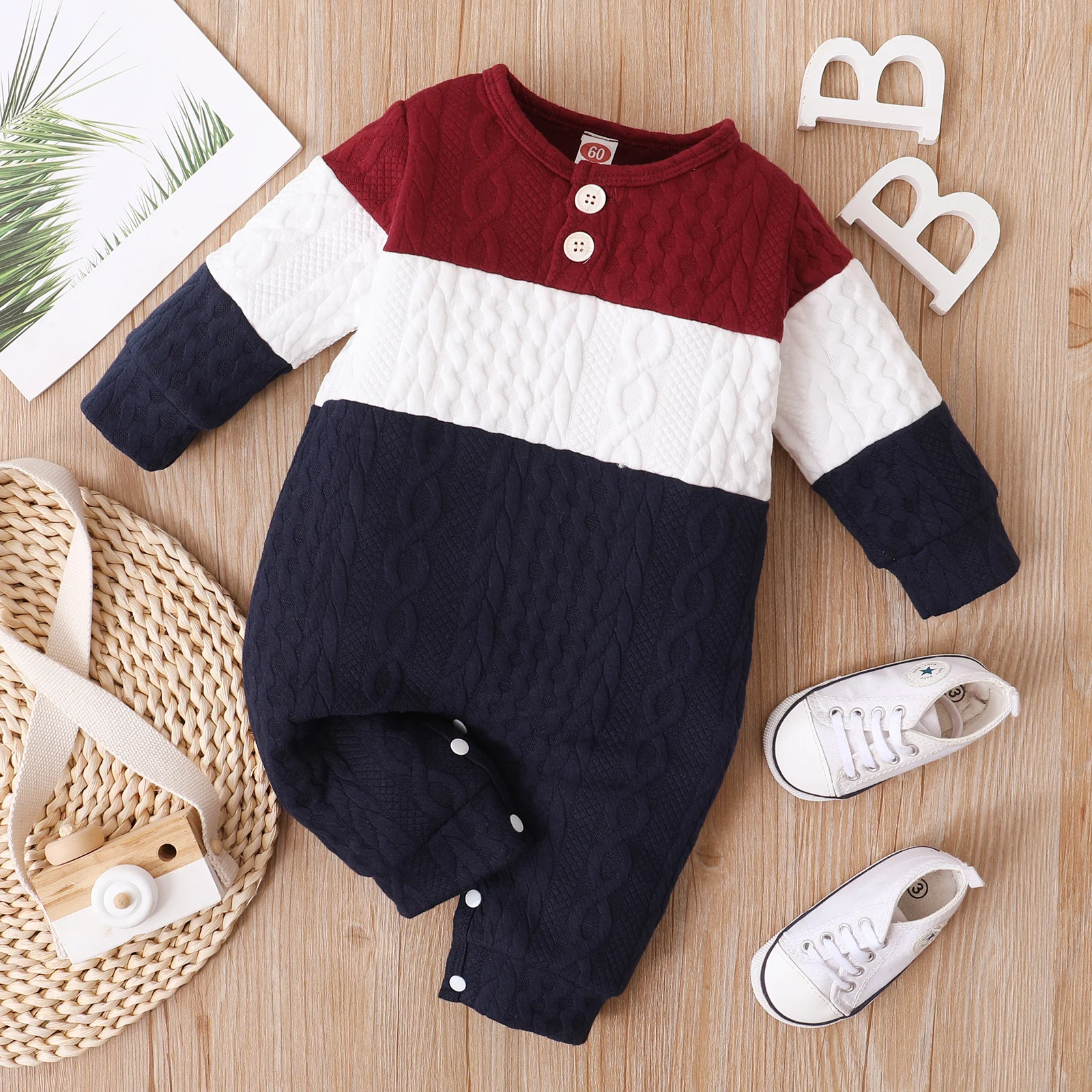 Baby Autumn Winter Rompers Boy | Baby Winter One Piece Newborn ...