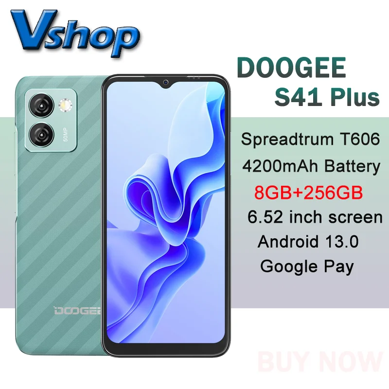 DOOGEE-N50-Pro-Rugged-Phone-8GB-256GB-6-52-Android-13-50MP-Ai-Main ...