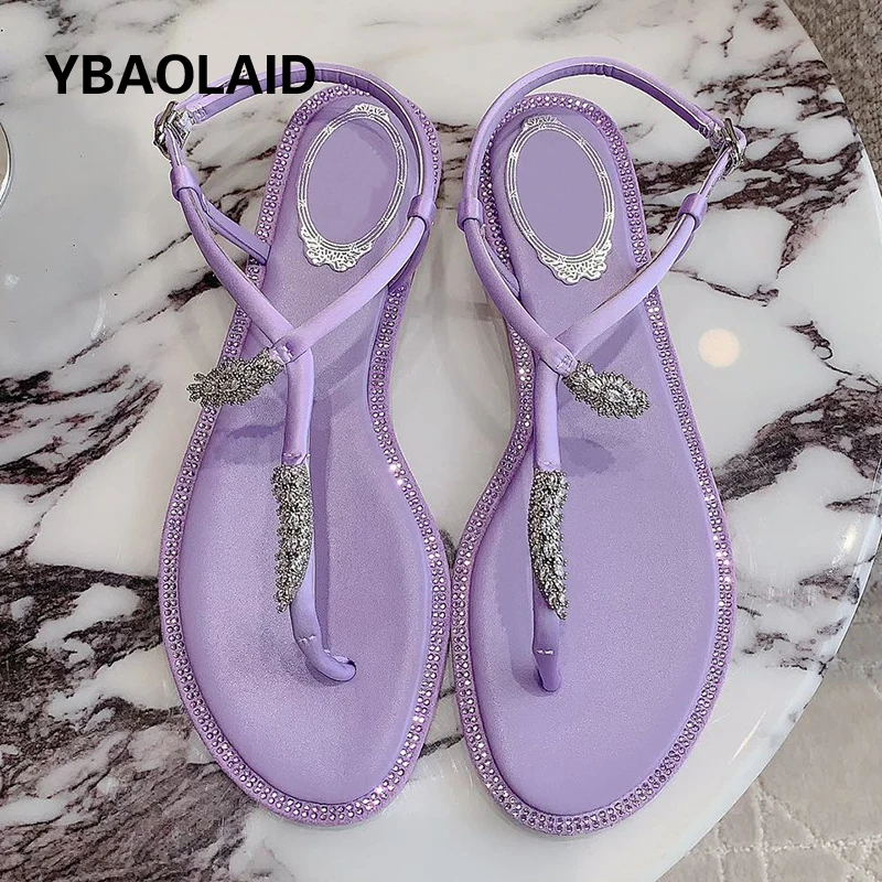 Luxury-Brand-Design-Flats-Sandals-for-Women-Summer-Flip-Flops-Crystal ...