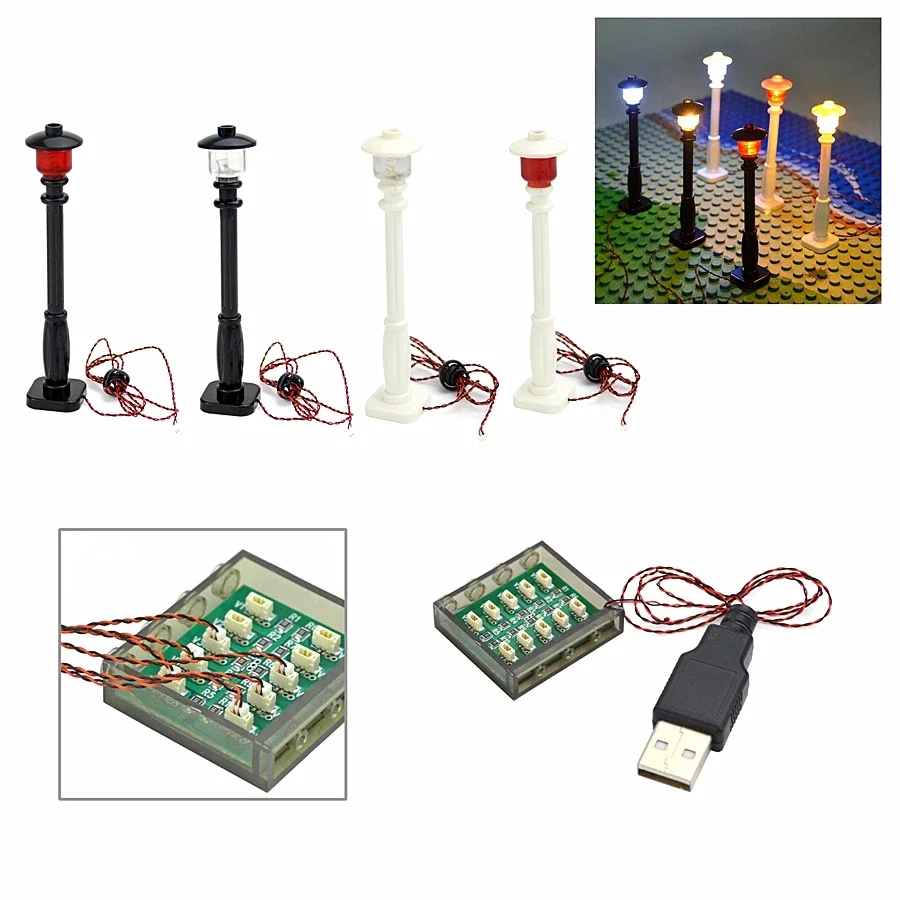 0-8mm-Pin-RGB-LED-Wire-Building-Blocks-DIY-Street-Lamp-City-Electric ...