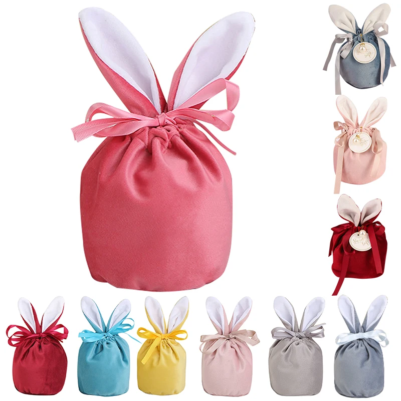 Easter Bunny Velvet Bag Mix | Velvet Wedding Candy Box | Velvet Bag Bag ...