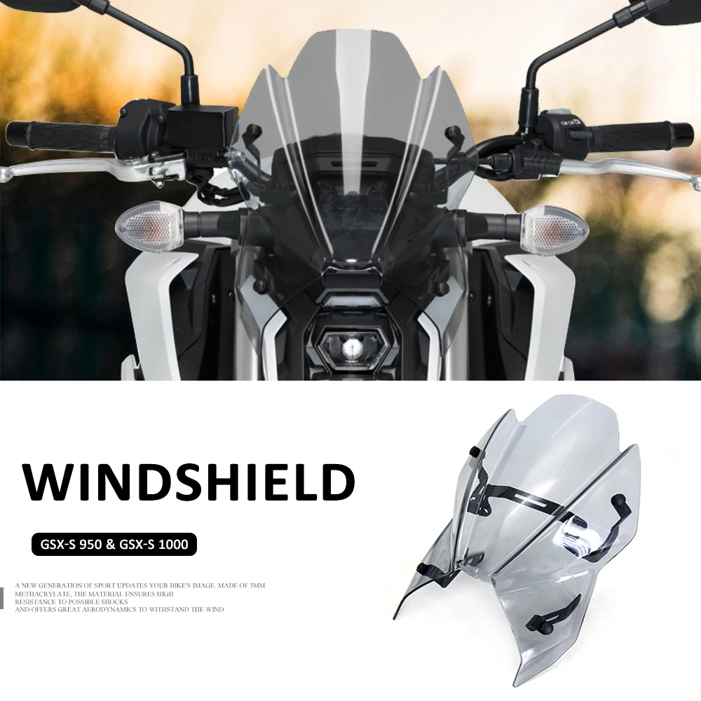 2021-2022-2023-Motorcycle-Accessories-Sprot-Windshield-Windscreen-For ...
