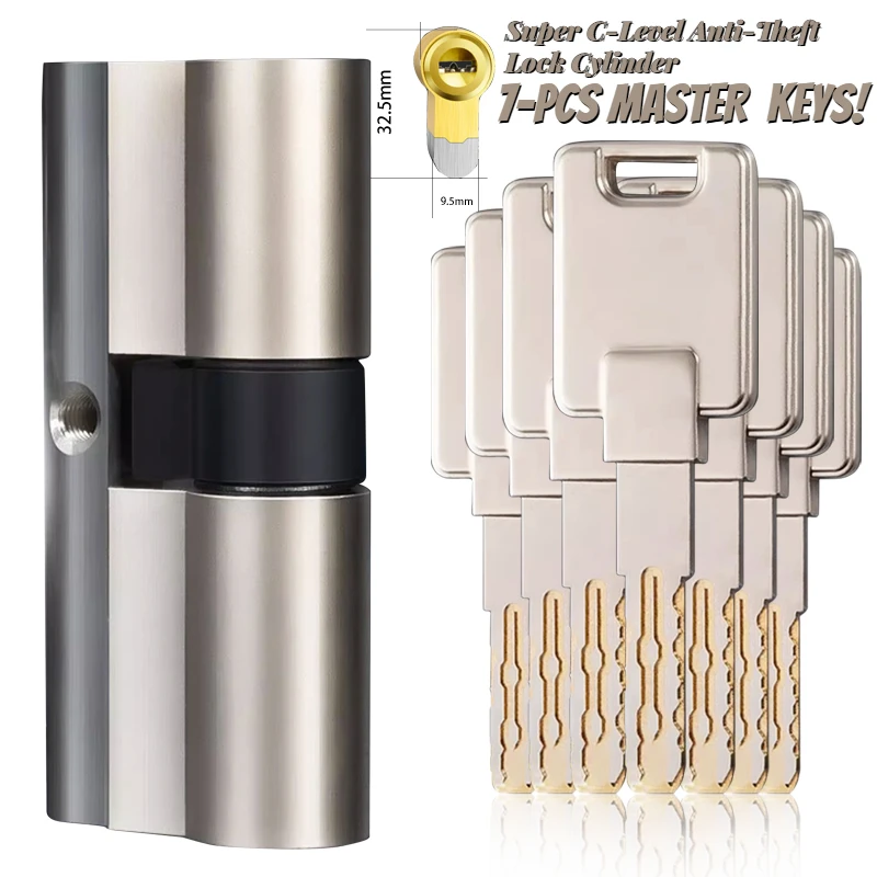 High-Quality-European-Standard-Lock-Cylinder-C-level-Anti-theft-Lock-At ...