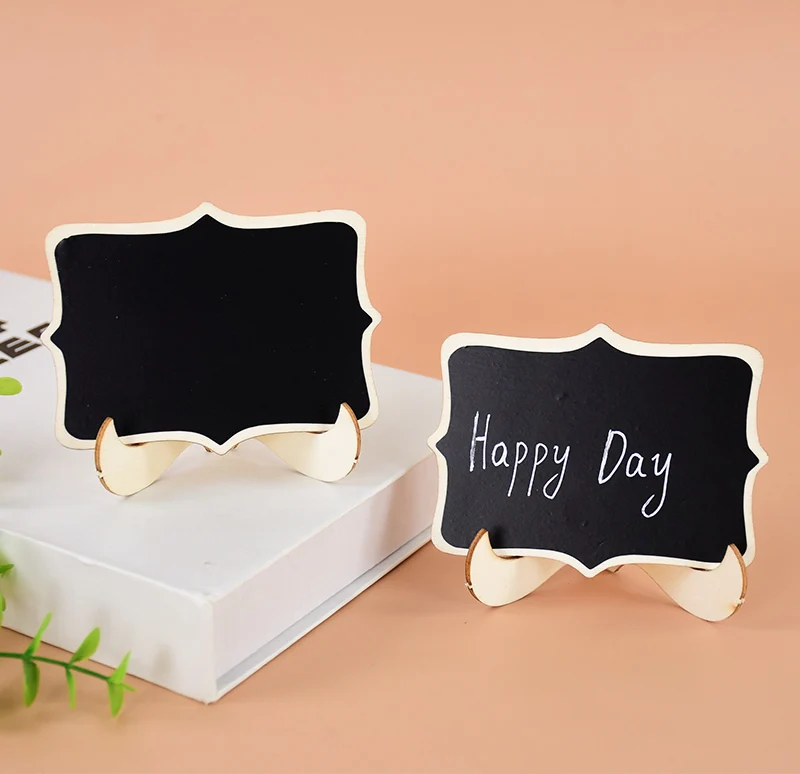 5-10pc-Mini-Wooden-Blackboard-Message-Board-Bridal-Shower-Decoration ...